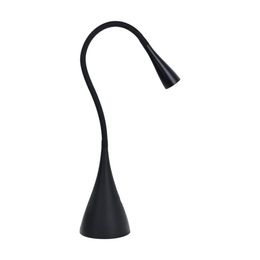 Eglo Tischleuchte "SNAPORA Tischlampe, Kunststoff und Alu, Schreibtischlampe, Bürolampe", 1, H: 48,5cm, 1 Stk., schwarz, Wohnzimmer, Leuchten,