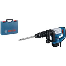Bohrhammer "GSH 5 Professional", B:103mm H:235mm L:460mm, blau, Bosch Professional, Bohrmaschinen, Schlaghammer Vario-Lock, mit SDS max