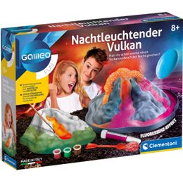 Clementoni Kinder Experimentierkasten "Galileo, Nachtleuchtender Vulkan", bunt, Experimentierkästen, Made in Europe
