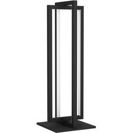 Eglo Tischleuchte "SIBERIA", H: 43cm, 1 Stk., schwarz, Wohnzimmer, Leuchten, Tischleuchte in schwarz aus Stahl - 15,5W - warmwei&szlig; - kaltwei&szlig;