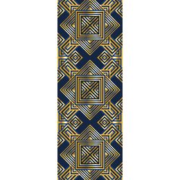 queence Vinyltapete "Jayce", B/L: 0,9m x 2,5m, Rollen: 1, gold, Tapeten, 90x250cm, selbstklebend, kinderleichte Anbringung,, Sticker