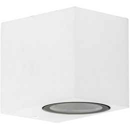 HAVIT LIGHTING LED Au&szlig;en-Wandleuchte "ACCORD", 1, H: 9cm, 1 Stk., wei&szlig;, Leuchten