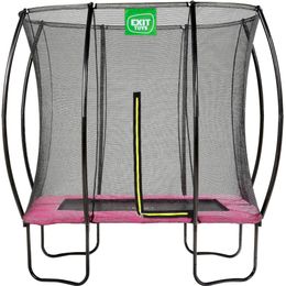EXIT Kinder Gartentrampolin "Silhouette, rosa", rosa, Trampoline, mit Sicherheitsnetz