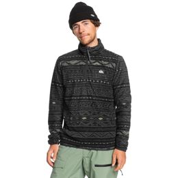 Quiksilver Herren Sweatshirt "Aker"tribal heritage layer schwarz, Gr. XS, 100% Polyester, Sweatshirts