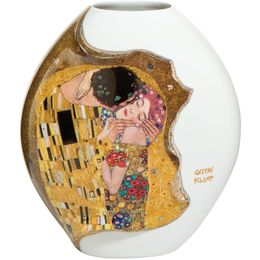 Goebel Dekovase "Der Kuss", B/H/T: 7,5cm x 14cm x 12cm, bunt, Vasen, Artis Orbis Gustav Klimt