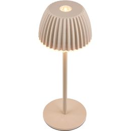 LED Au&szlig;en-Tischleuchte "RIFFLE 7581011"beige, Briloner Leuchten, Leuchten