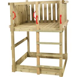 Plus Kinder Spielturm "Play", beige, Holz, Kunststoff, B:149cm H:194cm T:138cm, Spieltürme, Made in Europe, FSC - schützt Wald