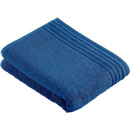 Saunatuch Vossen, B:100cm L:150cm, blau, Walkfrottee, Baumwolle, Handt&uuml;cher, "Vienna Style Supersoft", mit Bord&uuml;re