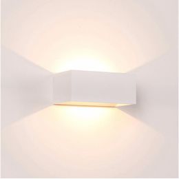 HAVIT LIGHTING LED Au&szlig;en-Wandleuchte "MIA", 1, H: 8cm, 1 Stk., wei&szlig;, Leuchten