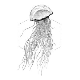 Komar Bild "Jellyfish White", B/H/T: 50cm x 70cm, Tiere, 1 Stk., bunt, Wohnzimmer, Bilder, Wandbild zur Dekoration - ohne Rahmen