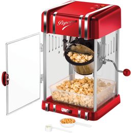 Unold Elektro UNOLD Popcornmaschine "Retro 48535", B:25cm H:43,3cm T:28,6cm, rot, Popcornmaschinen