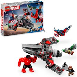 Lego Kinder Konstruktionsspielsteine "Showdown zwischen Captain America und Red Hulk (76292)", bunt, Kunststoff, Spielbausteine, Made in Europe