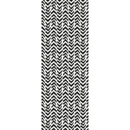 queence Vinyltapete "Eskel", B/L: 0,9m x 2,5m, schwarz, Tapeten, 90x250cm, selbstklebend, kinderleichte Anbringung,, Sticker