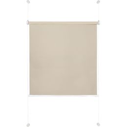 Springrollo mydeco, B:100cm H:130cm, beige, Polyester, Rollos, "Flex"