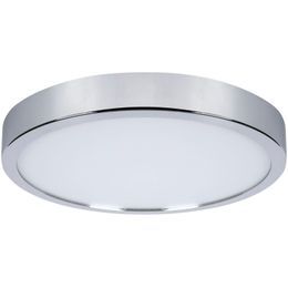 Paulmann LED Deckenleuchte "Aviar", 1, &Oslash; 30cm H: 6,2cm, 1 Stk., grau, Wohnzimmer, Leuchten