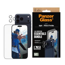 Displayschutzglas "2-in-1 Protection Essentials Bundle", B:11cm H:1,3cm T:19,6mmtransparent, CARE BY PANZERGLASS, Displayfolien, Displayschutzfolie,