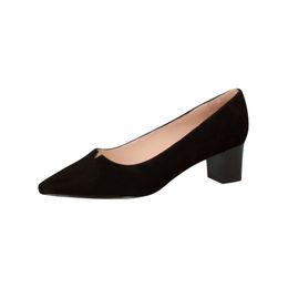 Peter Kaiser Damen Pumps "Peter Kaiser Pumps Veloursleder", Gr. 37, schwarz, Veloursleder, Schuhe
