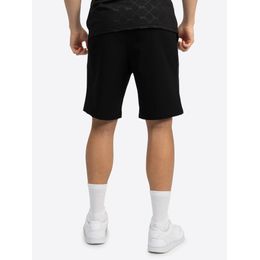 Lonsdale Herren Shorts, schwarz-wei&szlig;, Gr. L, Obermaterial: 90% Polyamid, 10% Elasthan, Hosen
