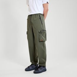 Ellesse Herren Cargohose "SQUADRON CARGO PANT", gr&uuml;n, Gr. XXL, Web, Obermaterial: 95% Polyamid, 5% Elasthan, Hosen
