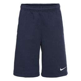 Nike Jungen Trainingsshorts "SHORTS TEAM", blau, Gr. XS, Obermaterial: 80% Baumwolle, 20% Polyester, Hosen