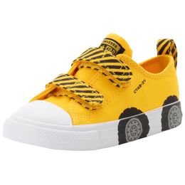 Converse M&auml;dchen Sneaker "CHUCK TAYLOR ALL STAR CONSTRUCTION TRUCK EASY-ON", Gr. 22amarillo, schwarz, wei&szlig;, Textil, Schuhe, f&uuml;r Kinder