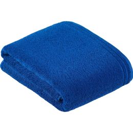 Saunatuch Vossen, B:100cm L:150cm, blau, Walkfrottee, Obermaterial: 100% Baumwolle, Handt&uuml;cher, "Calypso", mit schmaler Bord&uuml;re