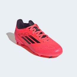 M&auml;dchen Fu&szlig;ballschuh "F50 LEAGUE KIDS FG/MG", adidas Performance, Gr. 32, rot, Synthetik, Textil, Schuhe, f&uuml;r Rasenpl&auml;tze