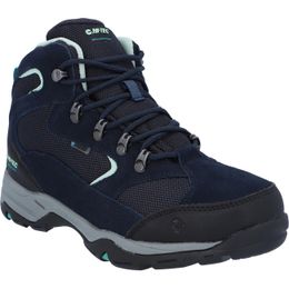 Hi-Tec Damen Wanderschuh "Storm WP W", Gr. 37, blau, Leder, Textil, mehrfarbig, Schuhe, wasserdicht