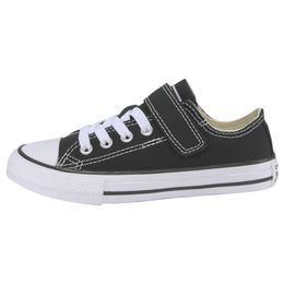Converse Kinder Sneaker "CHUCK TAYLOR ALL STAR 1V EASY-ON Ox", Gr. 28, schwarz, Textil, Schuhe, mit Klettverschluss