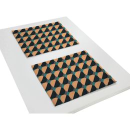 Platzset Adam, B:40cm L:30cm, bunt, Obermaterial: 100% Baumwolle, Platzsets, "Circles", GOTS organic,zertifiziert durch CERES 0242Made in Germany