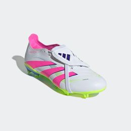 Herren Fu&szlig;ballschuh "PREDATOR LEAGUE FOLD-OVER TONGUE FG/MG", adidas Performance, Gr. 44, wei&szlig;, Synthetik, Schuhe, f&uuml;r Rasenpl&auml;tze