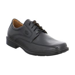 Jomos Herren Schnürschuh "Strada", Gr. 40, schwarz, Leder, Schuhe, mit Ziernaht, Freizeitschuh, Halbschuh, Schnürschuh