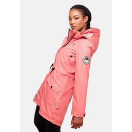 Navahoo Damen Outdoorjacke "Deike", rot, Gr. XL, Oberstoff: 50% Polyurethan, 50% Polyester; Futter: 100% Polyester; &Auml;rmelfutter: 100% Polyester,