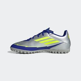 Damen Fu&szlig;ballschuh "F50 CLUB MESSI TF", adidas Performance, Gr. 46, gelb, Synthetik, Schuhe, f&uuml;r synthetische Hartpl&auml;tze