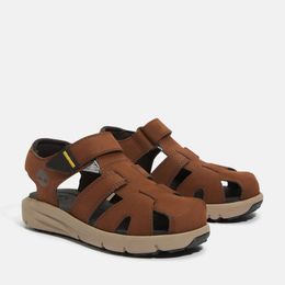 Timberland M&auml;dchen Sandale "MOTION DUNE FISHERMAN SANDAL", Gr. 24, braun, Synthetik, Schuhe