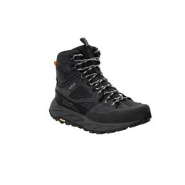 Jack Wolfskin Herren Wanderschuh "TERRAQUEST TEXAPORE MID M", Gr. 42, schwarz, Leder, Synthetik, Schuhe, wasserdicht, Trekkingschuh
