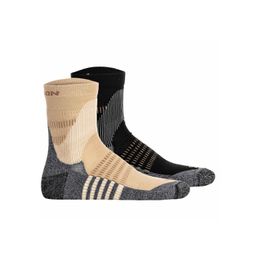 Salomon Damen Kurzsocken "Socken X ULTRA ACCESS QUARTER 2P 2er Pack", Gr. 39, bunt, Obermaterial: 38% Polyamid PA. 28% Polypropylen PP. 16% Wolle mw.