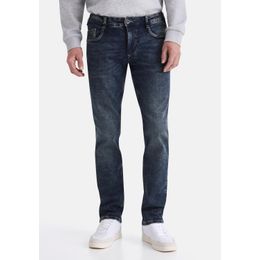 Herren 5-Pocket-Jeans "Baxter Denim Relaxed Fit", blau, Gr. 38, HERO by John Medoox, Denim/Jeans, 99% Baumwolle, 1% Elasthan, Jeans, Relaxed Fit