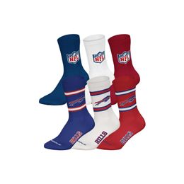 NFL Herren Kurzsocken "Socken NFL 6Pack Crew Socks 6er Pack", Gr. 43, bunt, Obermaterial: 58% Baumwolle CO. 39% Polyester PES. 3% Elasthan EL., Socken
