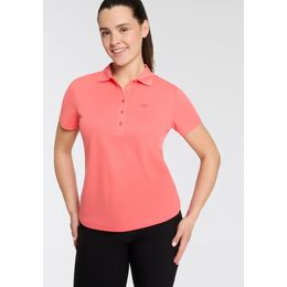 Maier Sports Damen Poloshirt "D GG Poloshirt", pink, Gr. 46, unifarben, Web, Obermaterial: 100% Polyester, Shirts