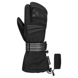 Reusch Damen F&auml;ustlinge "Sweeber III R-TEX XT Lobster", schwarz, Gr. 10,5, unifarben, 45% Polyester, 38% Polyamid, 2% Lederimitat, 1% Elasthan,
