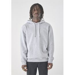 Kapuzensweatshirt Cleptomanicx "Hooded Ligull Classic", Herren, Gr. M, grau, 100% Baumwolle, unifarben, normal, ohne Ausschnitt, Sweatshirts, mit lockerem Schnitt