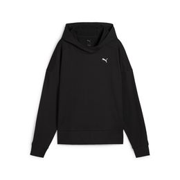 Puma Damen Kapuzensweatshirt "CLOUDSPUN HOODIE", schwarz-wei&szlig;, Gr. XL, Jersey, Obermaterial: 85% Polyester, 15% Elasthan, Sweatshirts