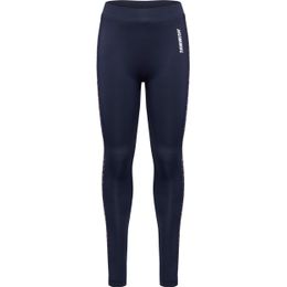Hummel M&auml;dchen Leggings "hmlSANNE TIGHTS"parisian night, Gr. 152, Obermaterial: 90% Polyester, 10% Elasthan, Hosen, f&uuml;r Kinder