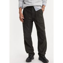 Levi's LEVI'S Herren Chinohose "LOOSE STRT SURPLUS PANT", schwarz, Gr. 32, Twill, Obermaterial: 100% Baumwolle, Hosen, Loose Fit - super bequem