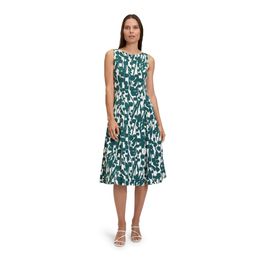 Vera Mont Damen Cocktailkleid "Damen mit Print", grün, Gr. 40, Obermaterial: 90% Polyester, 10% Elasthan; Futter: 100% Polyester, Kleider, Druck