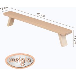 Weigla Schwibbogen-Fensterbank "Weihnachtsdeko, Made in Germany", B/H/T: 45cm x 11cm x 13cm, beige, Schwibb&ouml;gen, aus Buchenholz, buche-hell, H&ouml;he ca.