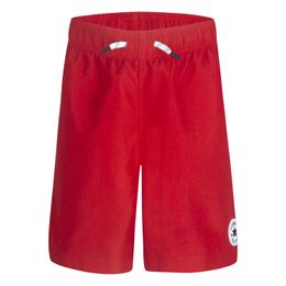 Converse Jungen Badehose, rot, Gr. 128, bestickt, unifarben, Popeline, Polyester, Badehosen, f&uuml;r Kinder