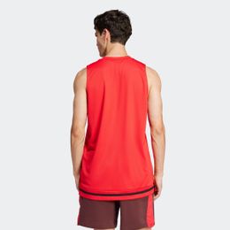 Herren Tanktop "M US SPORT TNK", rot, Gr. S, adidas Sportswear, Obermaterial: 100% Polyester, Tops