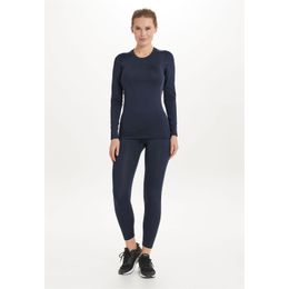 Endurance Damen Funktionstights "Power V2"schwarz, Gr. 46, unifarben, 90% Polyester, 10% Elasthan, Hosen, mit reflektierenden Elementen